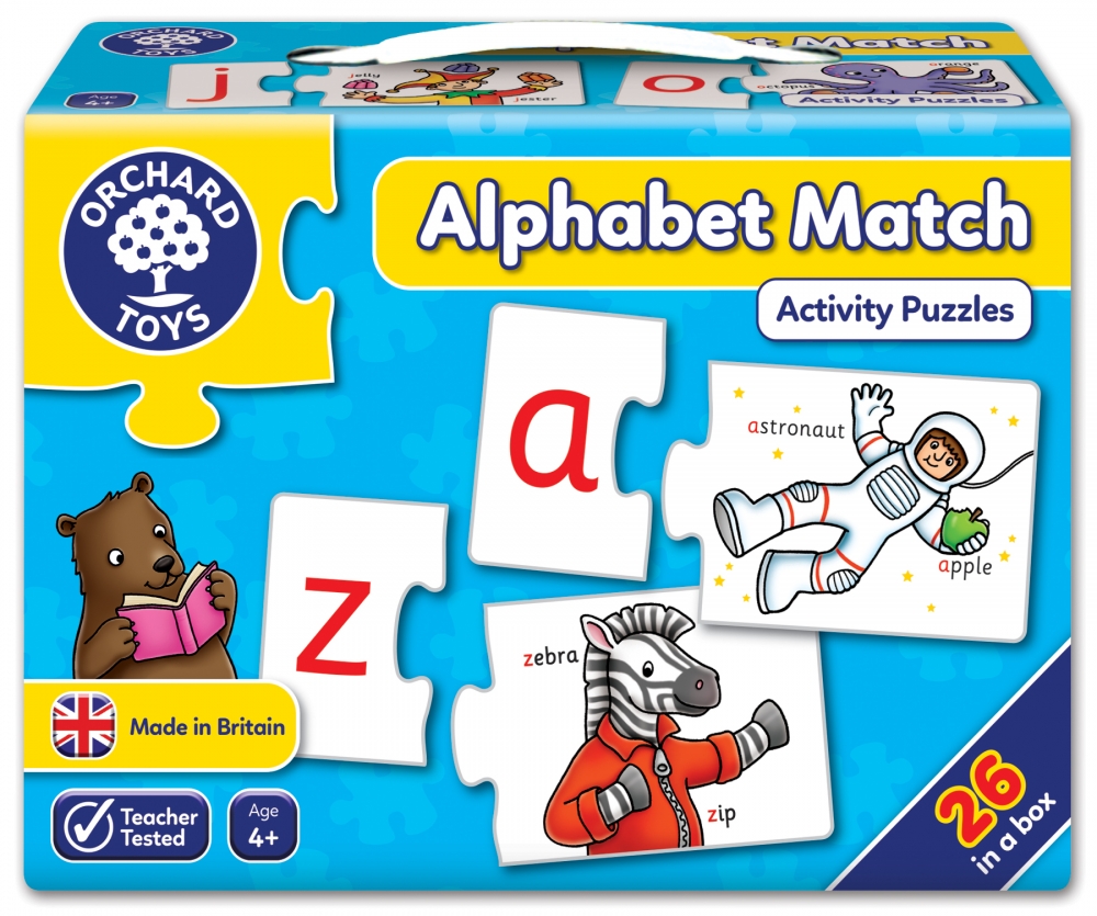 Образователен пъзел, Orchard Toys, Съответствие на думи, 52 части ...