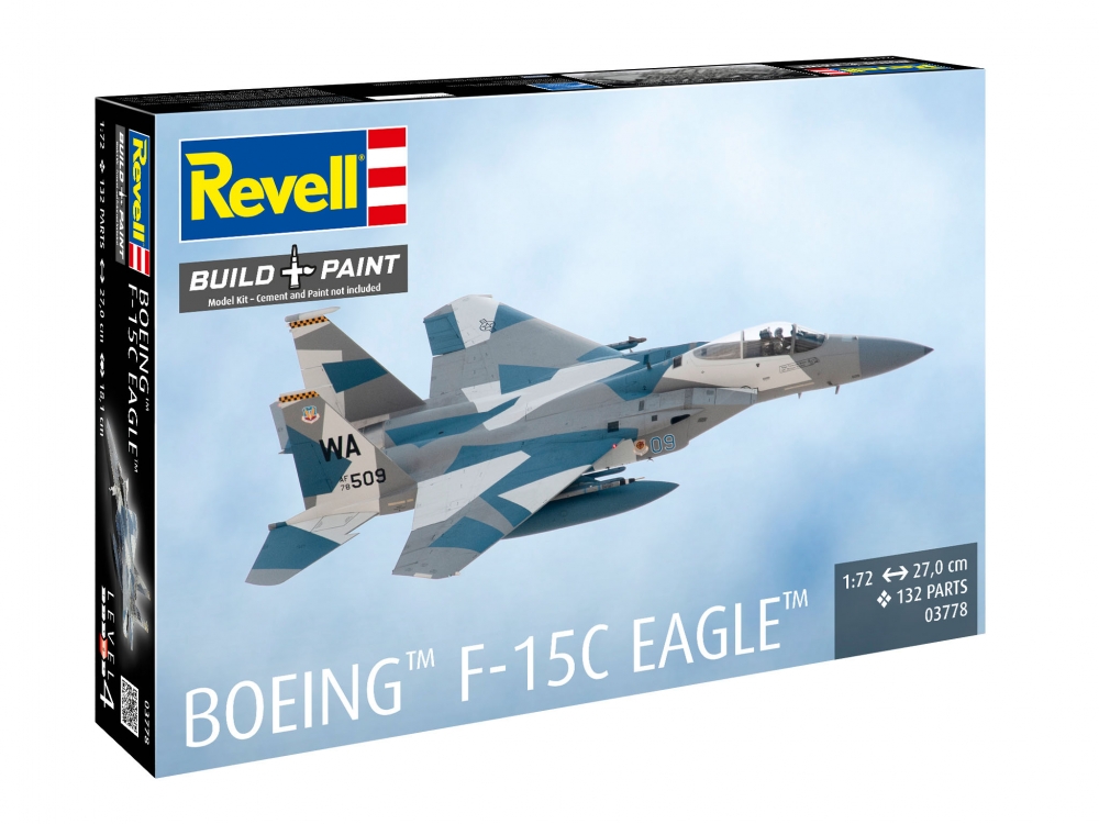 Сглобяем модел Revell Изтребител Boeing F-15C Eagle 200 части - Little bees